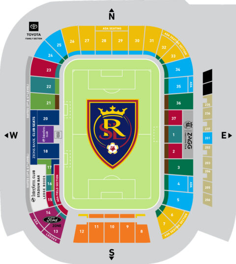 The Official Stadium Map To America First Field