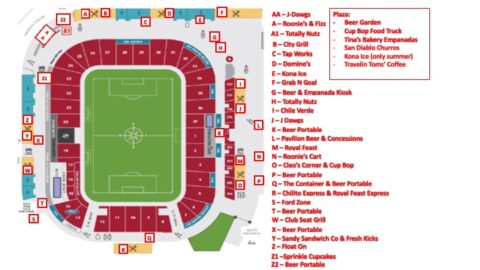 The Official Stadium Map To America First Field